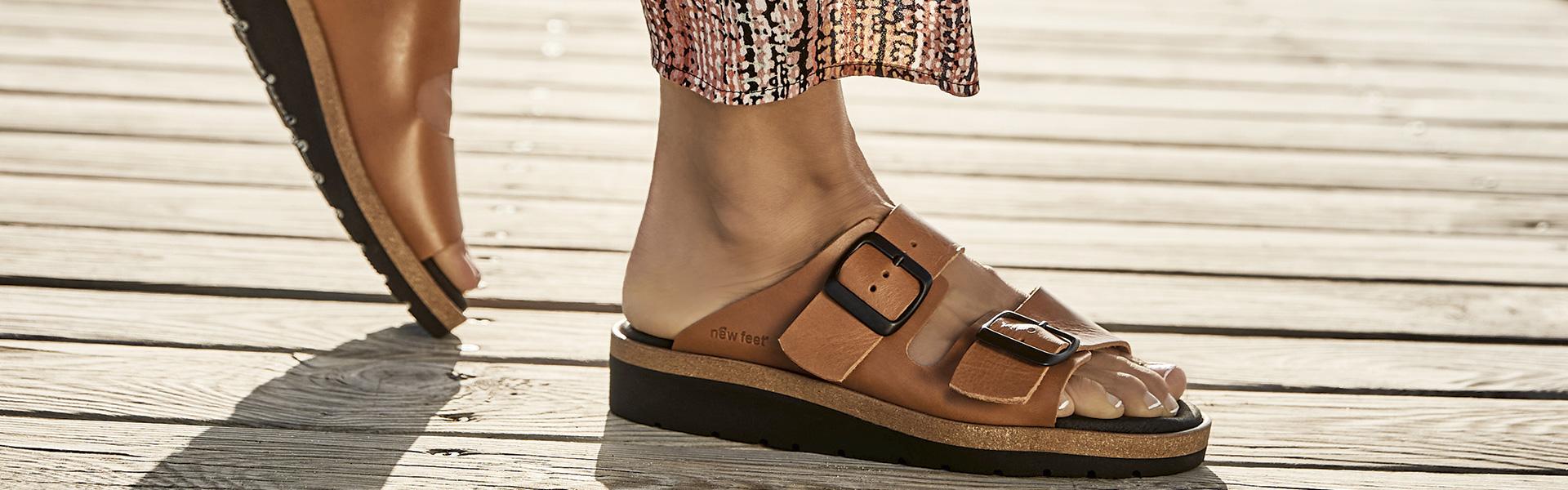 Sandaler utan hälrem | För Dam och Herr - Newfeet.se